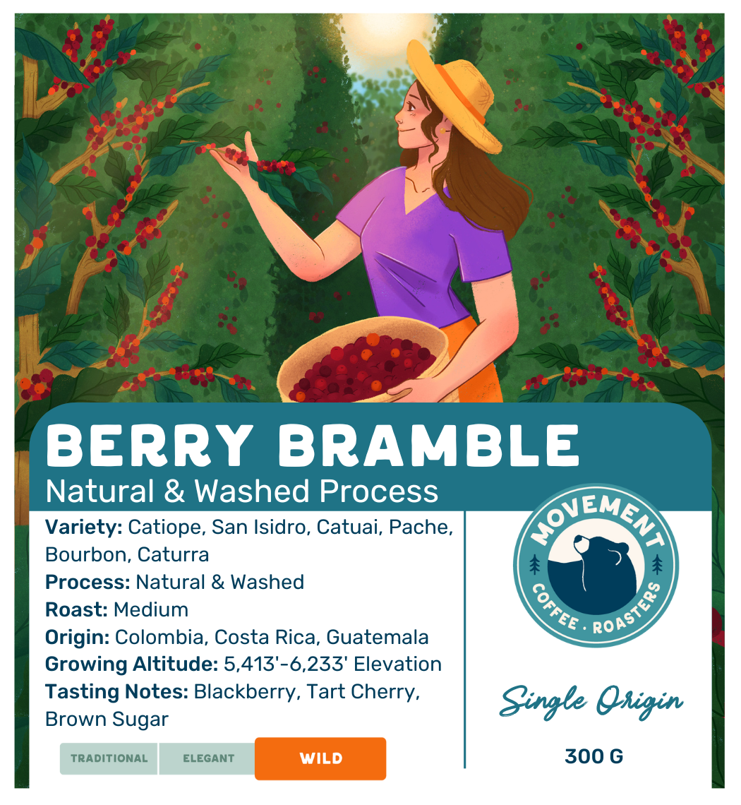 Berry Bramble Single Origin Coffee Bag | Movement Coffee