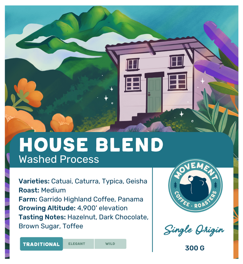 House Blend Single Origin Coffee Bag | Movement Coffee
